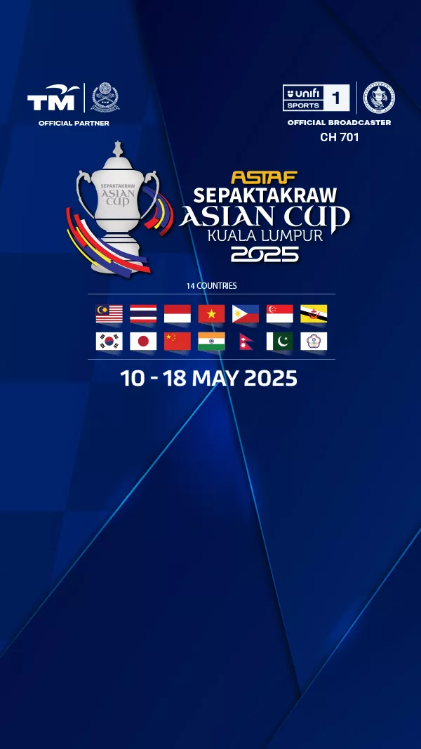 Sepaktakraw Asian Cup Kuala Lumpur 2025 | Unifi TV